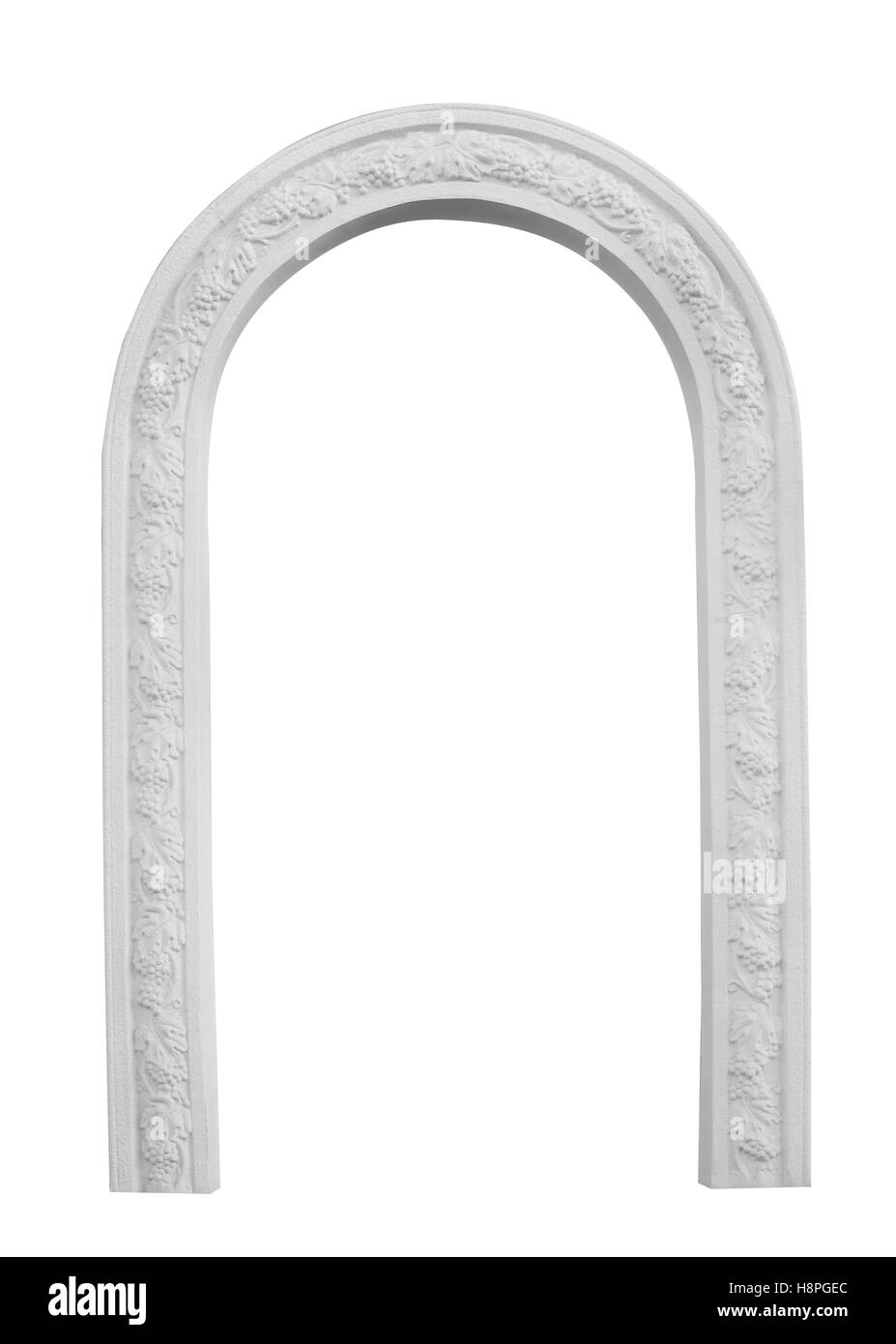 beautiful architectural arch isolated on white background Stock Photo ...