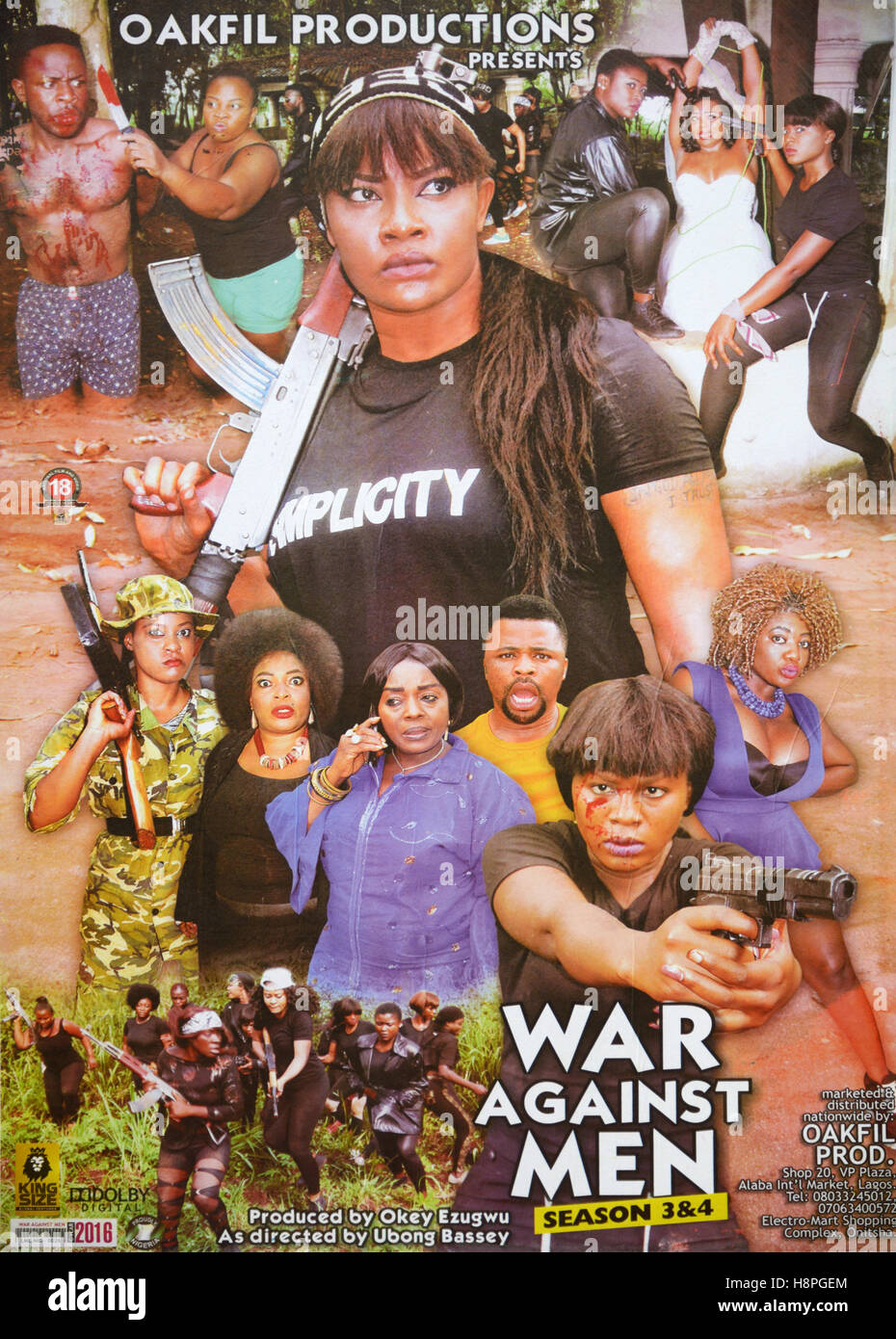 Nigerian nollywood film movie poster hi-res stock photography and ...