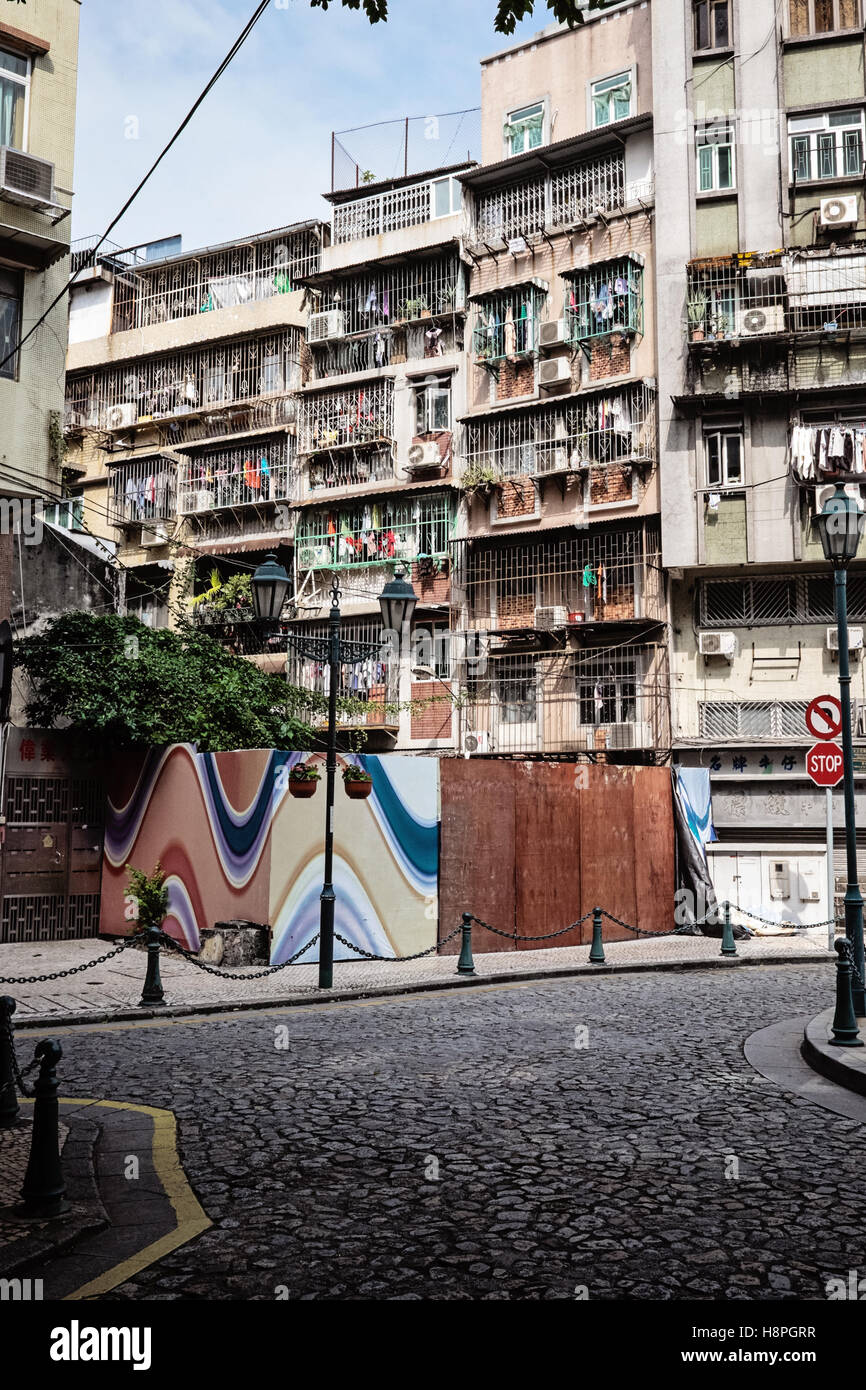 Residential buildings in Macau Stock Photo - Alamy