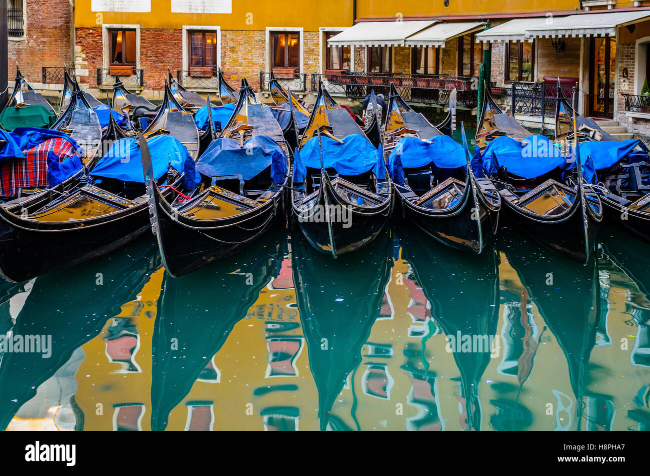 Gondolas reflection hi-res stock photography and images - Alamy