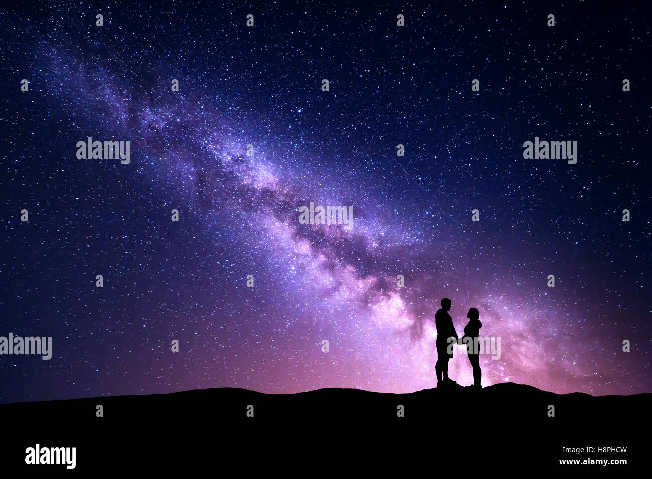 Hug silhouette hi-res stock photography and images - Alamy