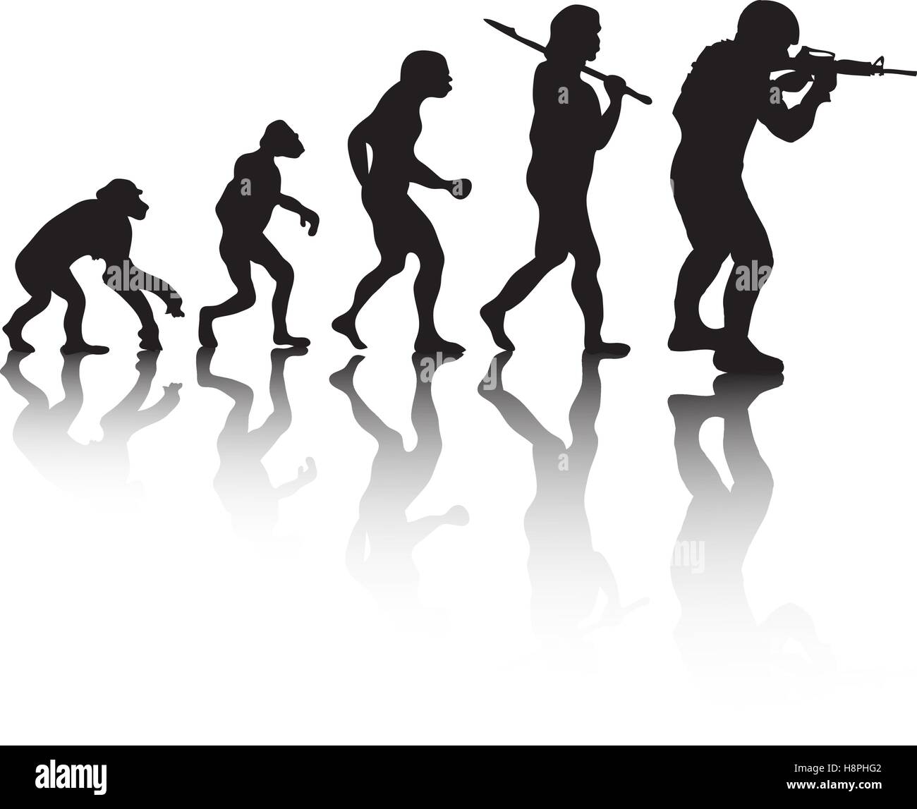 Evolution Man Vector Stock Photos & Evolution Man Vector Stock Images ...