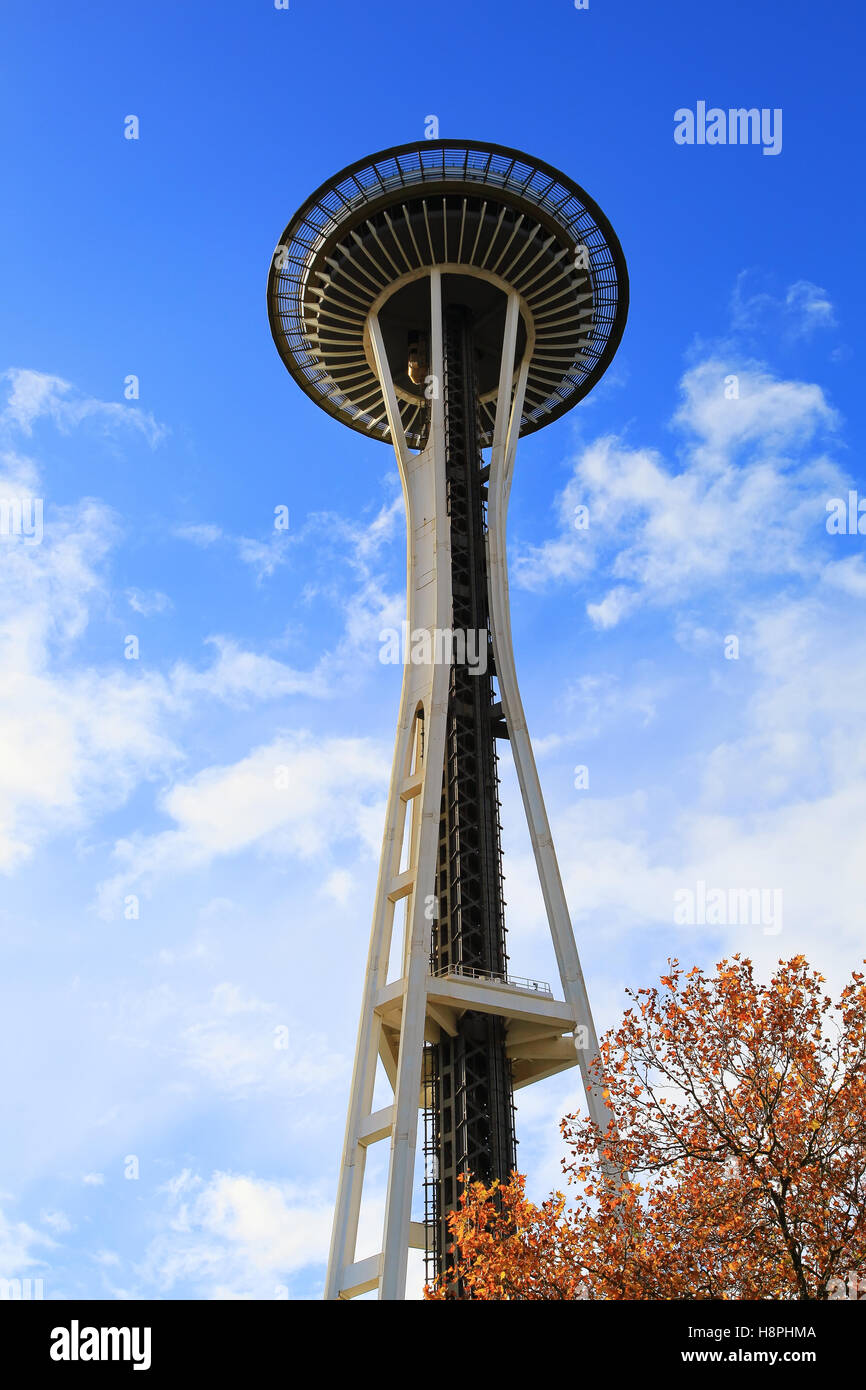 Space Needle in Seattle Stock Photo - Alamy