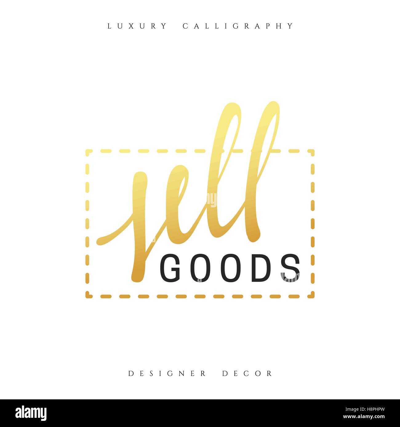 Inscription Sell goods Calligraphic handmade. Advertising Poster design ...