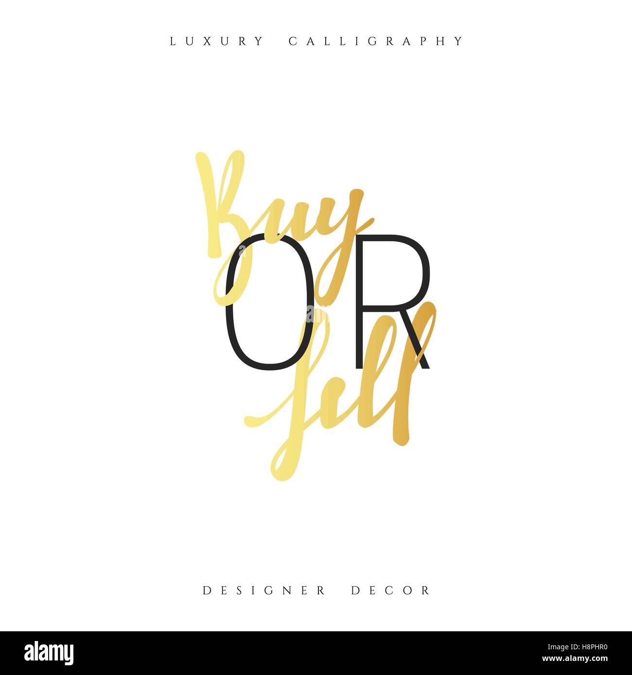 Inscription Buy or free Calligraphic handmade. Advertising Poster ...