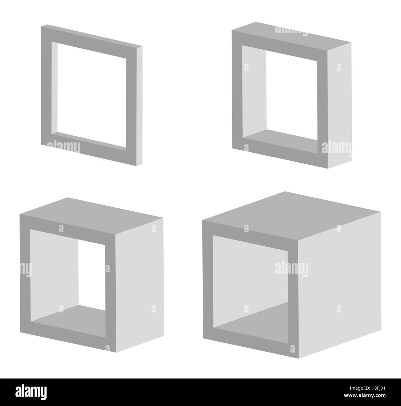 Grey model 3 Stock Vector Images - Alamy