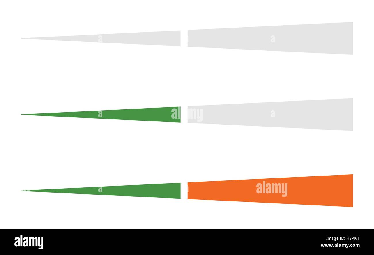 Level indicator, progress bar element in set Stock Vector Image & Art ...