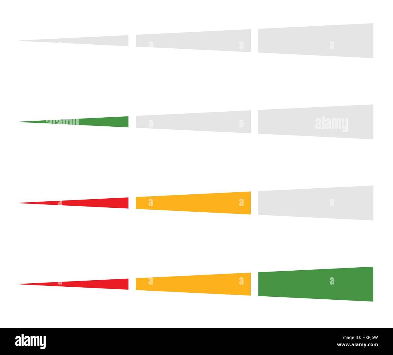 Level indicator, progress bar element in set Stock Vector Image & Art ...