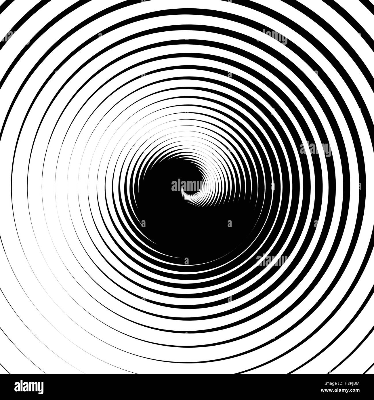 Ripple pattern with concentric circles. Circular geometric background ...