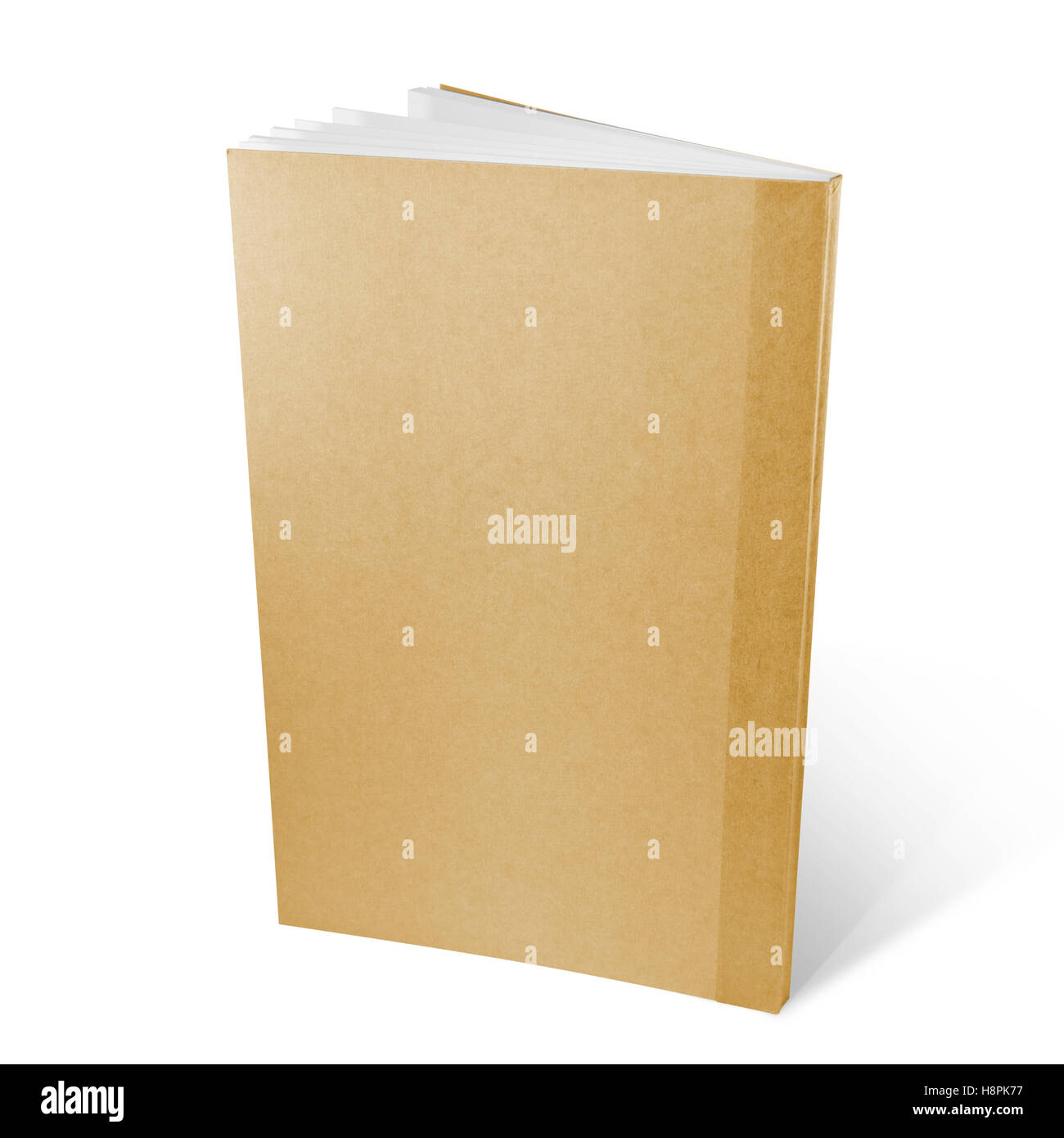 Brown recycle paper notebook Stock Photo - Alamy