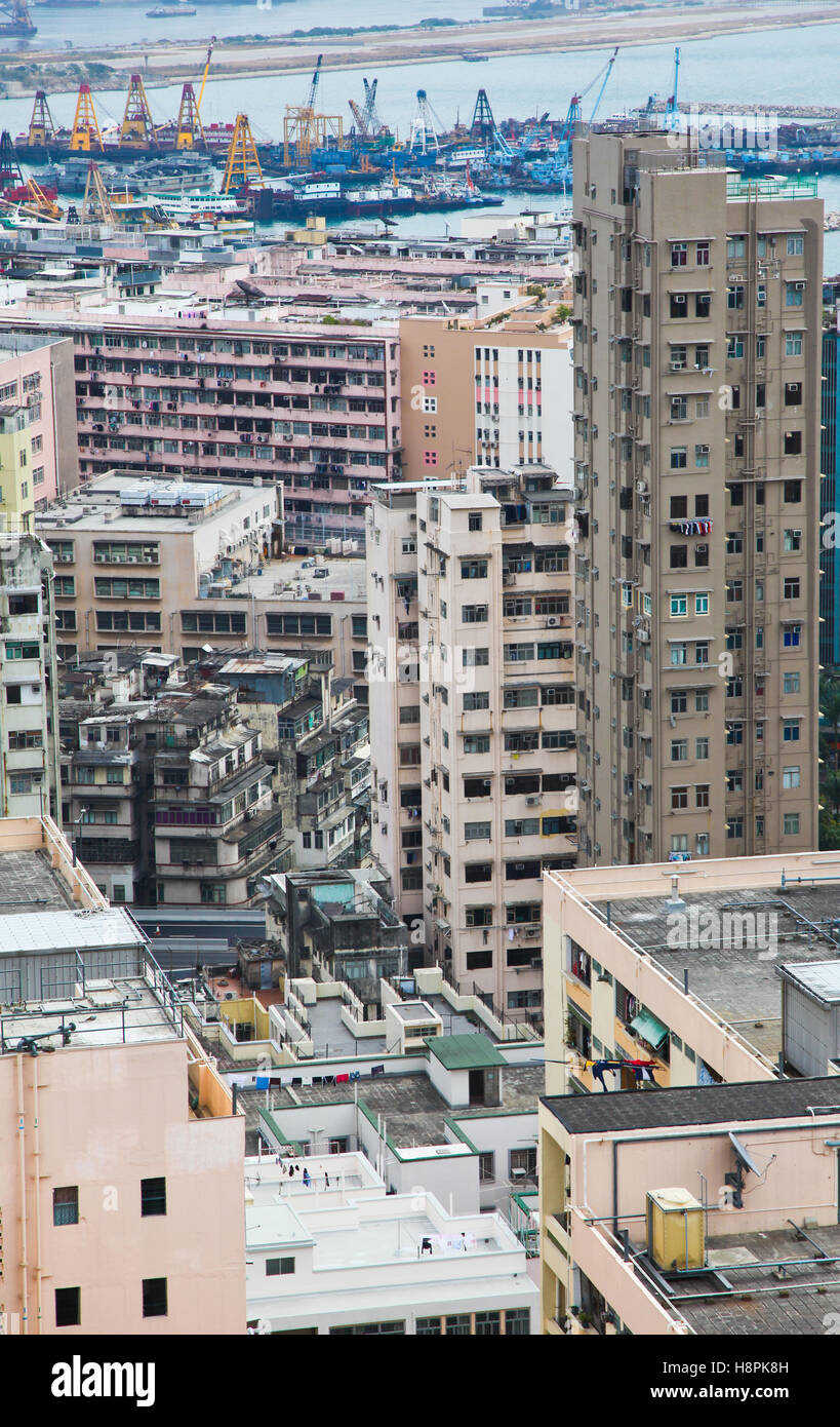 Hong Kong Residential Area, Asia Stock Photo - Alamy