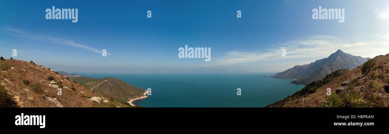 Panorama view of country side in asia, autumn Stock Photo - Alamy