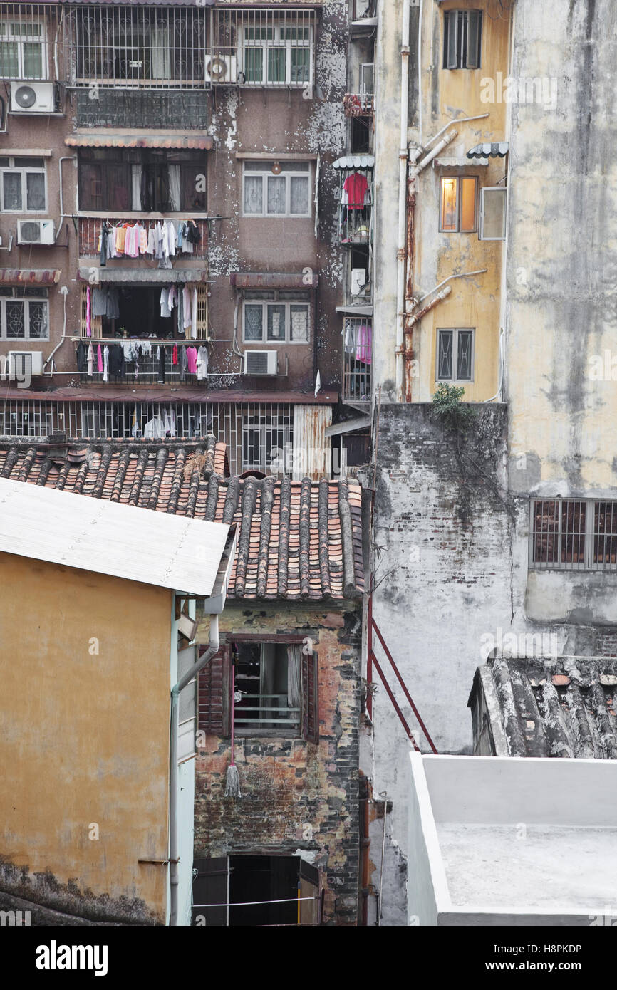 Macau Residential Area, Asia Stock Photo - Alamy