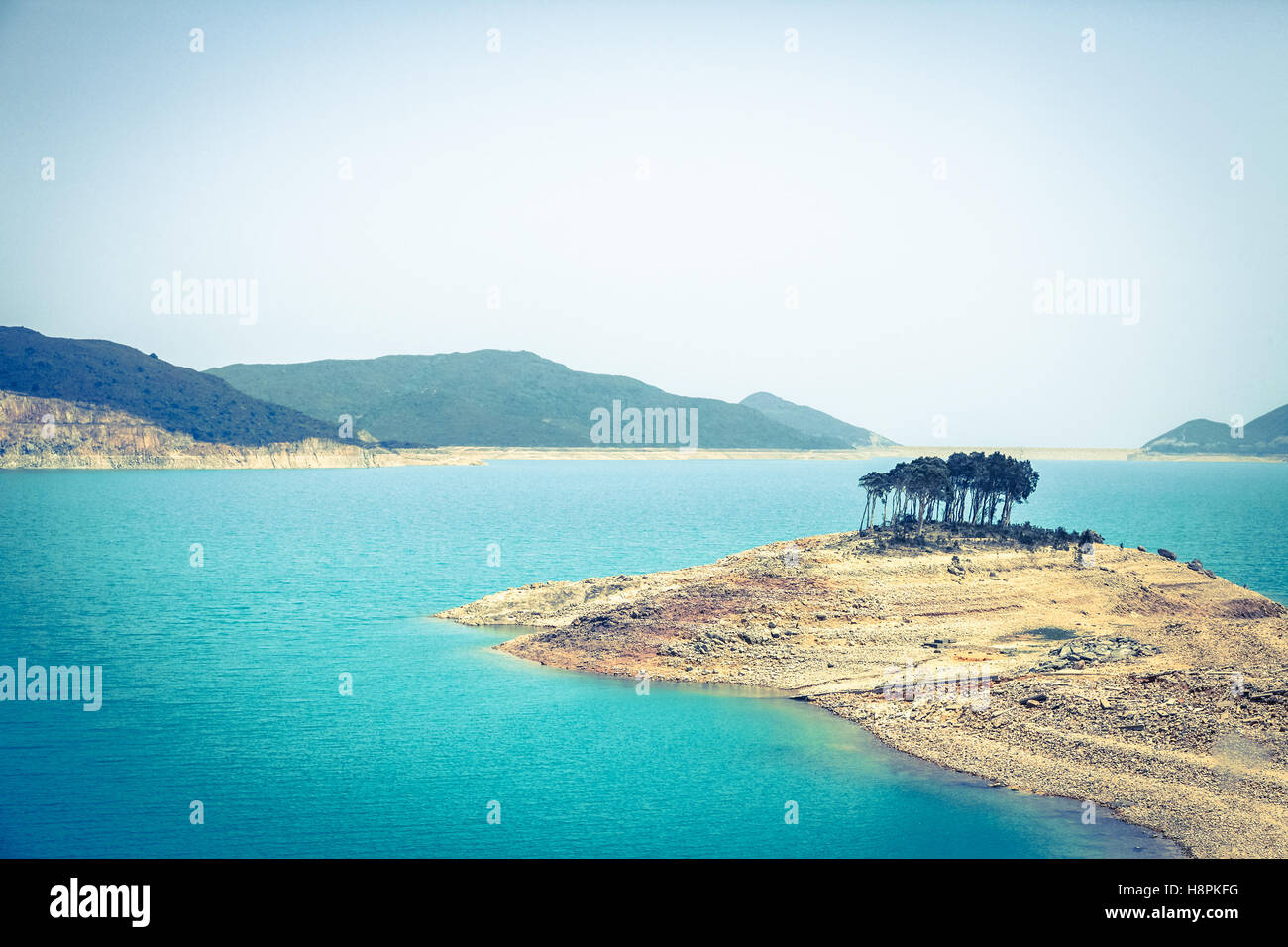 Island in reservoir hi-res stock photography and images - Alamy
