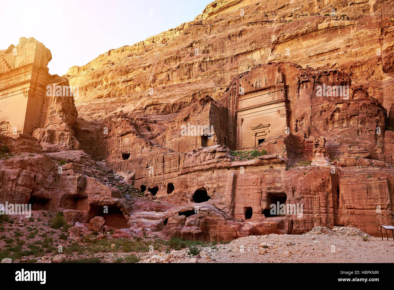 Ancient city of Petra, Jordan Stock Photo - Alamy
