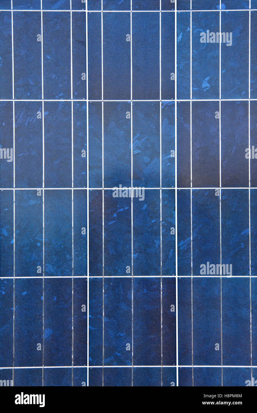 Photovoltaic system, solar cells, detail texture Stock Photo - Alamy