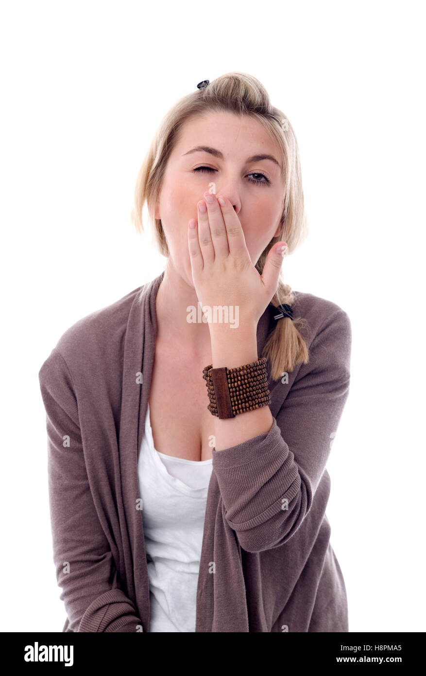 Woman, 20+, gapeing Stock Photo - Alamy