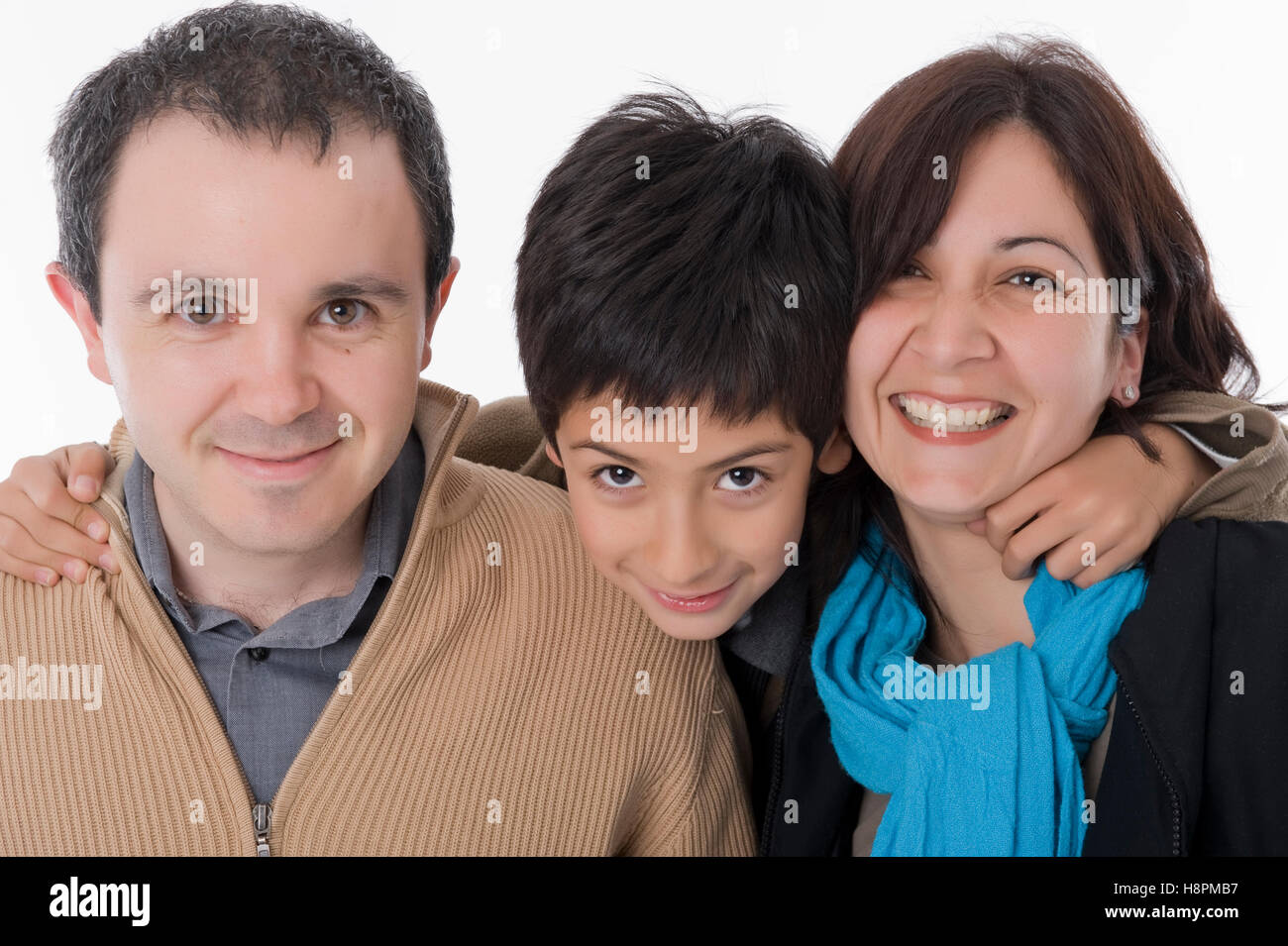Nuclear family portraits hi-res stock photography and images - Alamy