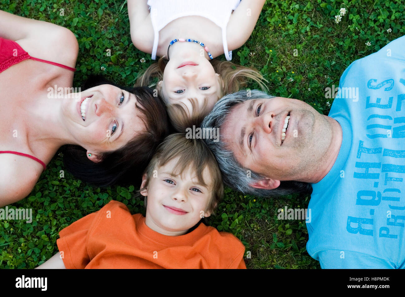 Family portrait, parents and children Stock Photo - Alamy