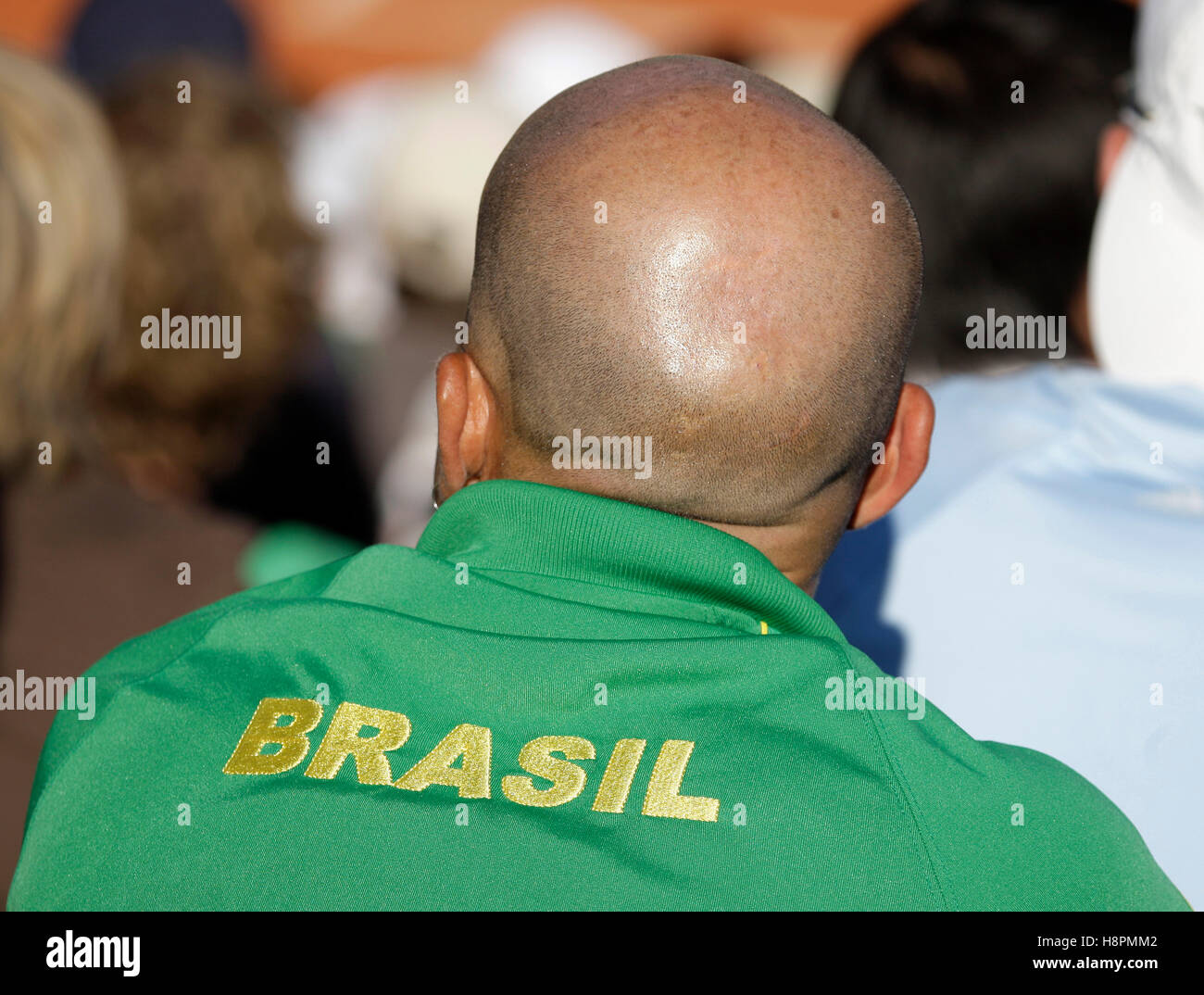 Brazilian spectator from the back, tennis, the ITF Grand Slam ...