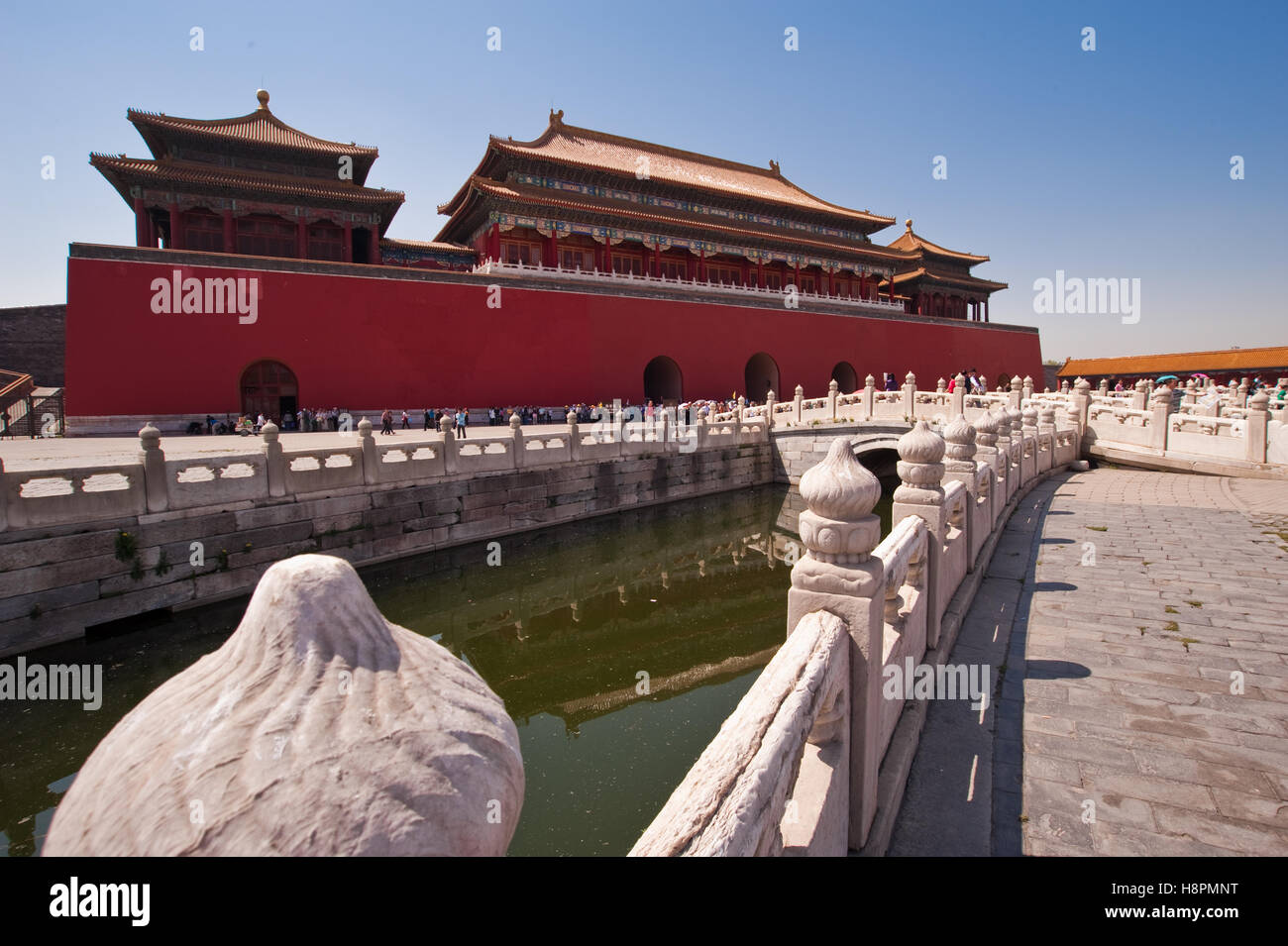WuFengLou, Meridian Gate from the inside, Forbidden City, Beijing ...
