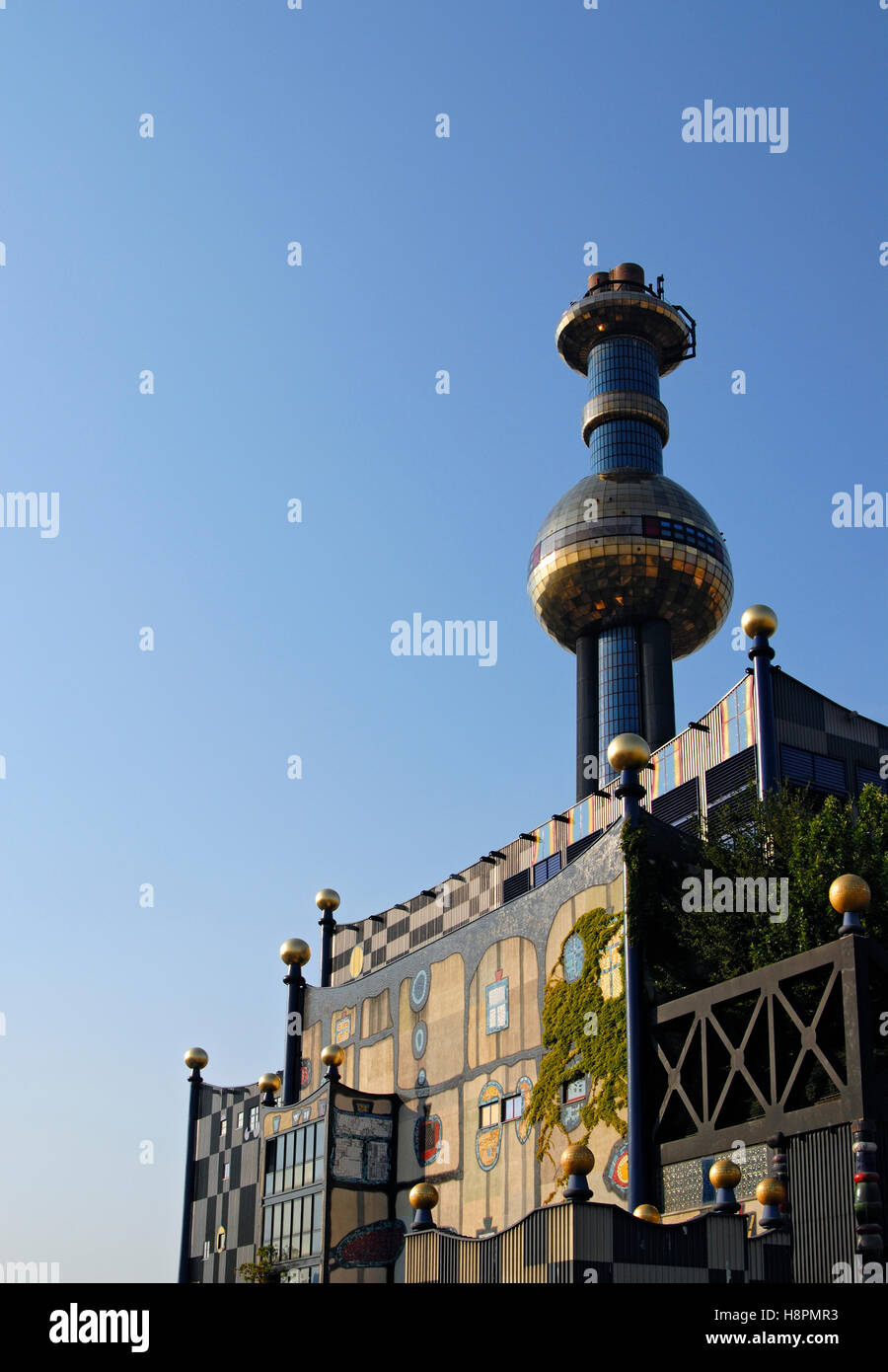 Incinerator and Heating Plant, Thermal power plant, designed by ...