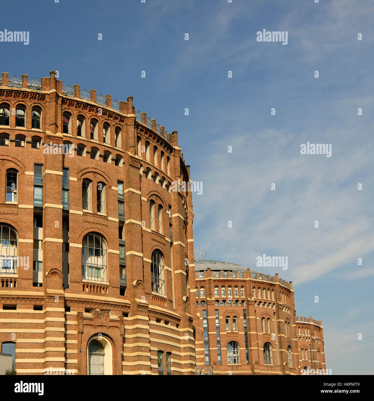 Vienna simmering gasometer architecture hi-res stock photography and ...