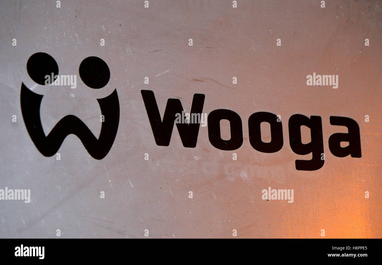 das Logo der Marke "Wooga", Berlin Stock Photo - Alamy