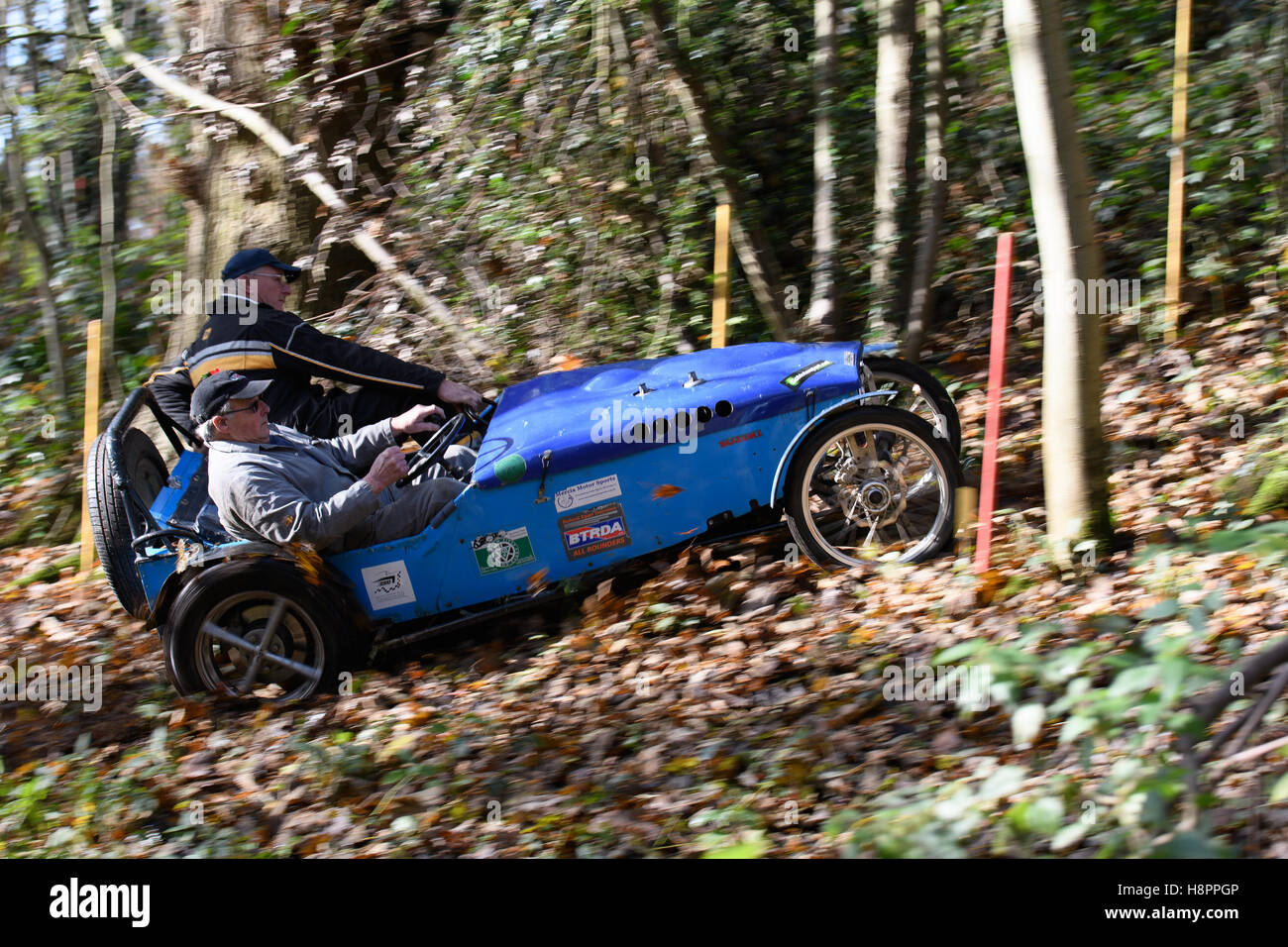 A sporting trials car taking part in the Roy Fedden Sporting Trial in ...