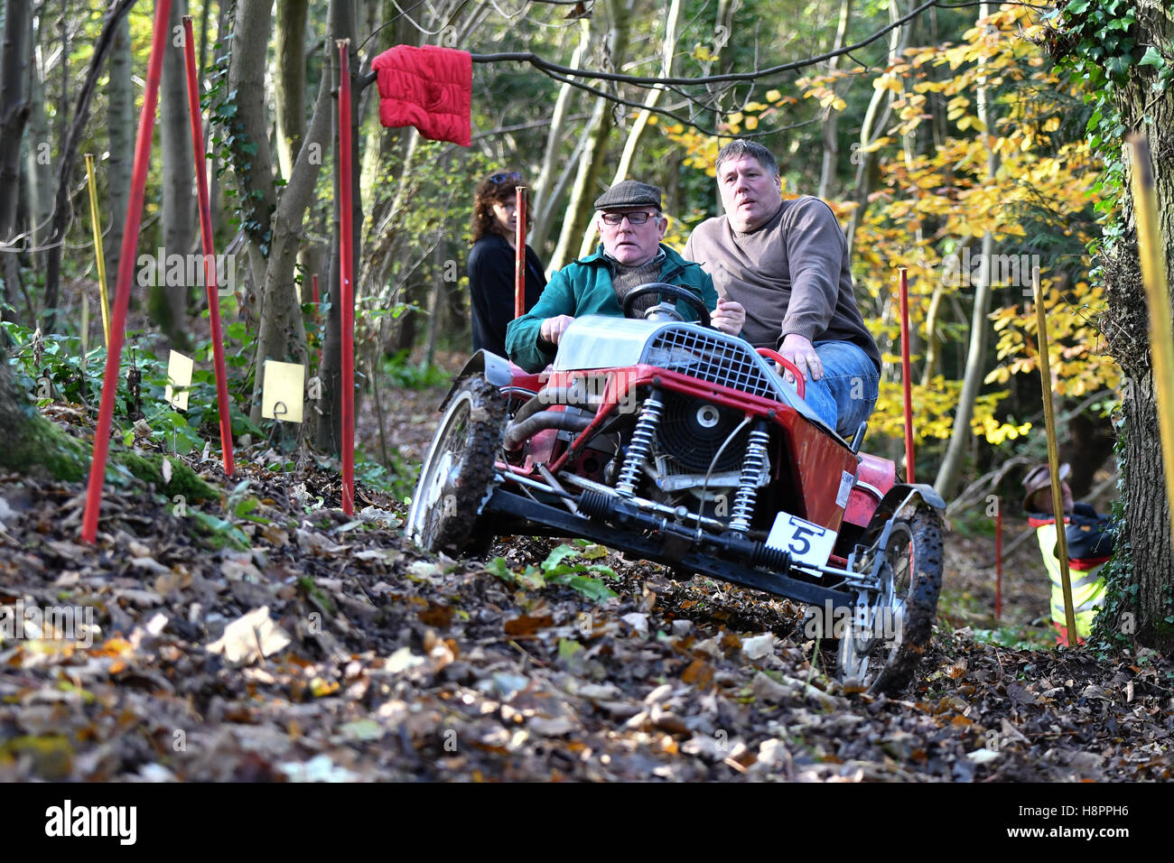 A sporting trials car taking part in the Roy Fedden Sporting Trial in ...