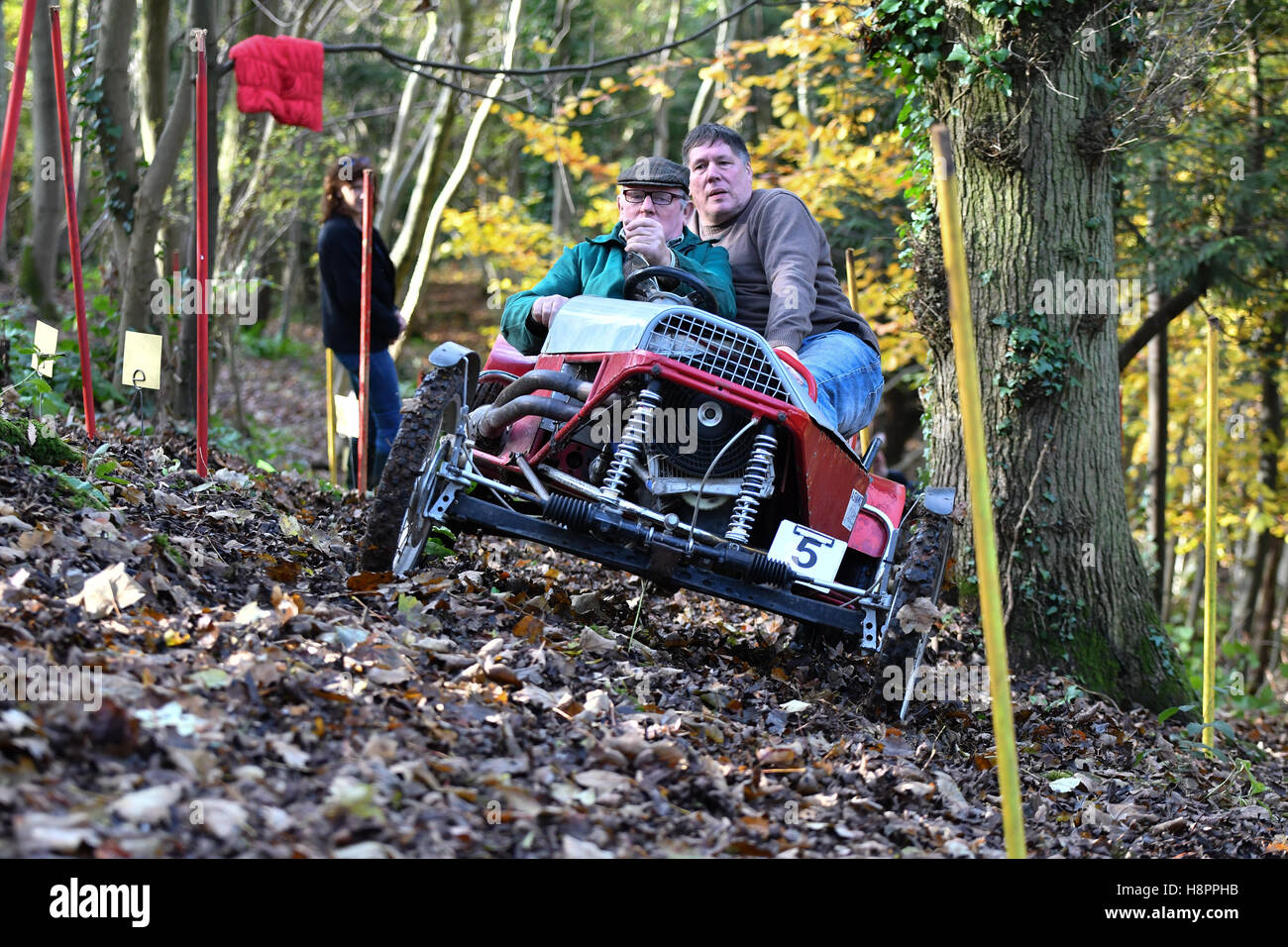 A sporting trials car taking part in the Roy Fedden Sporting Trial in ...