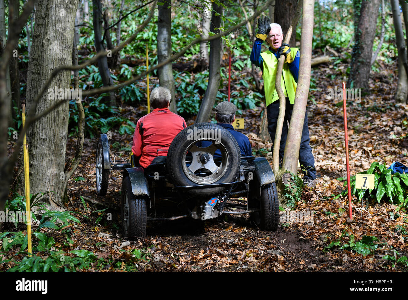 A sporting trials car taking part in the Roy Fedden Sporting Trial in ...