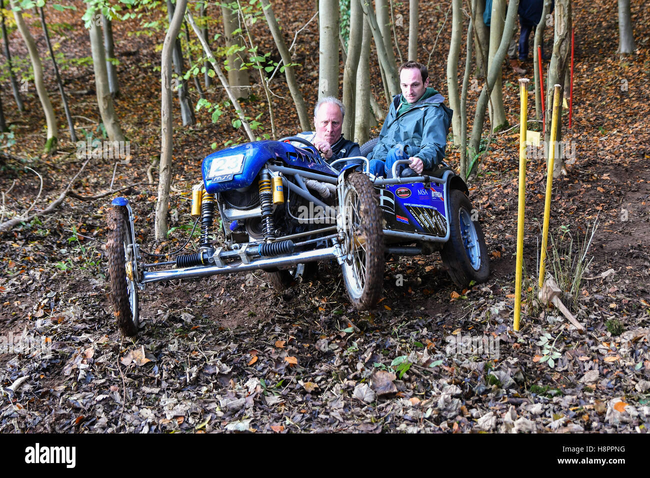 A sporting trials car taking part in the Roy Fedden Sporting Trial in ...