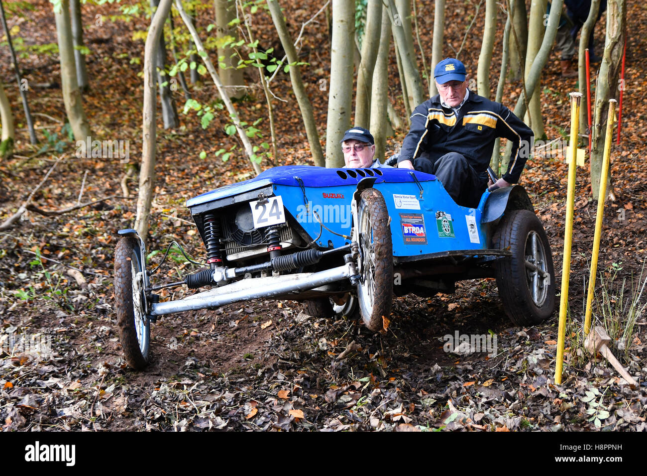 A sporting trials car taking part in the Roy Fedden Sporting Trial in ...