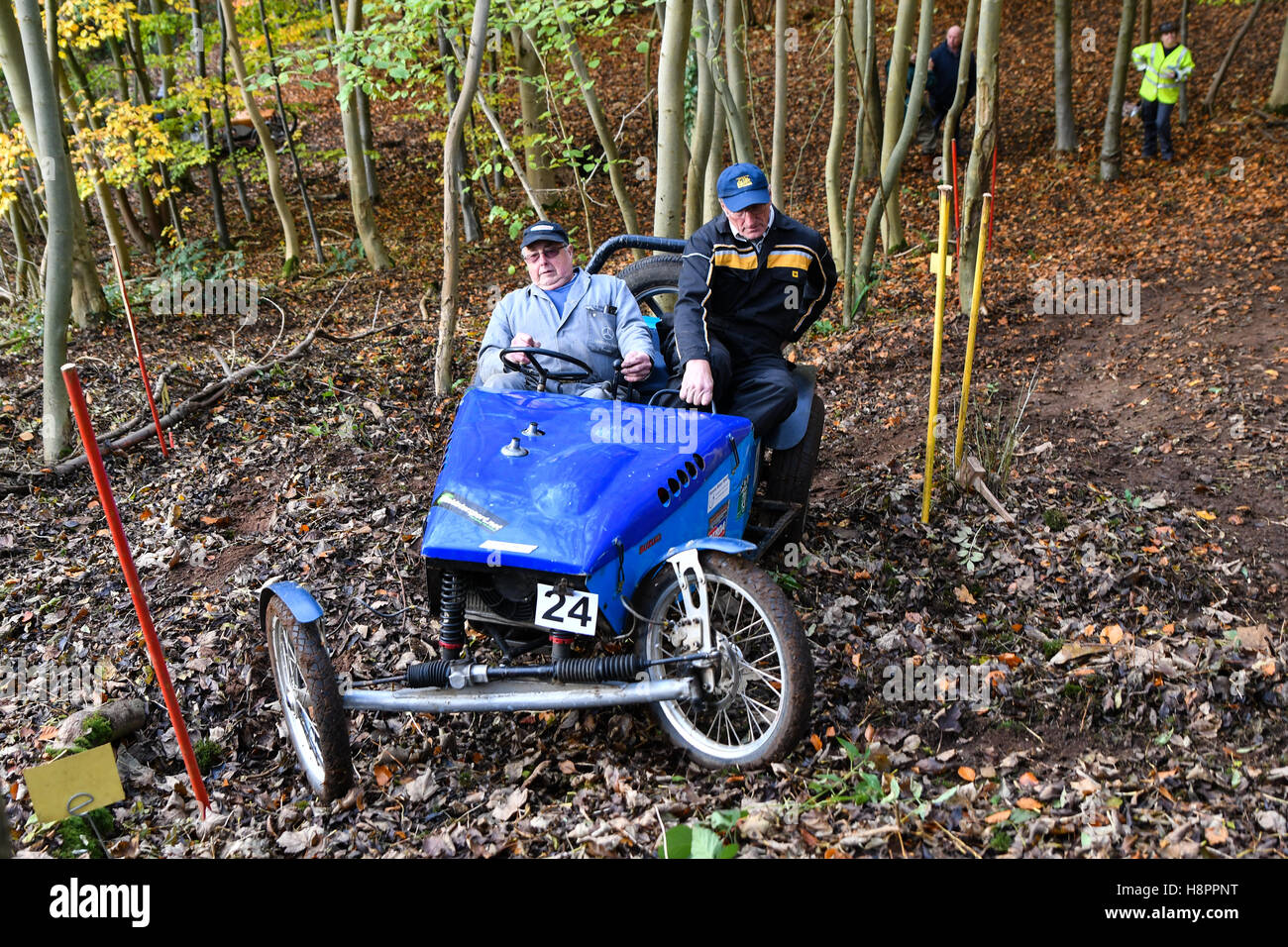 A sporting trials car taking part in the Roy Fedden Sporting Trial in ...