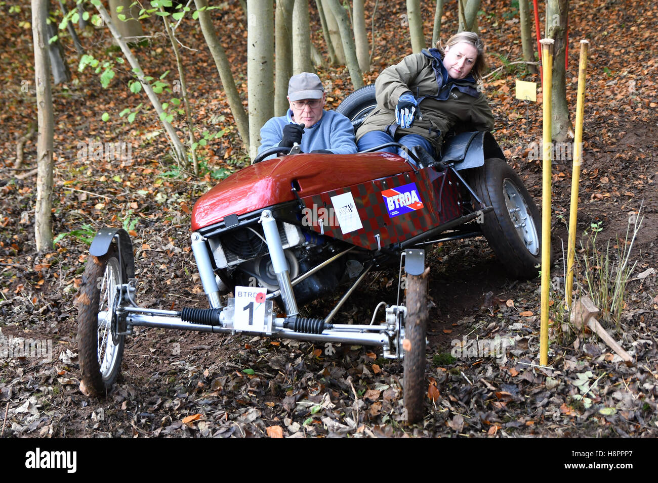A sporting trials car taking part in the Roy Fedden Sporting Trial in ...