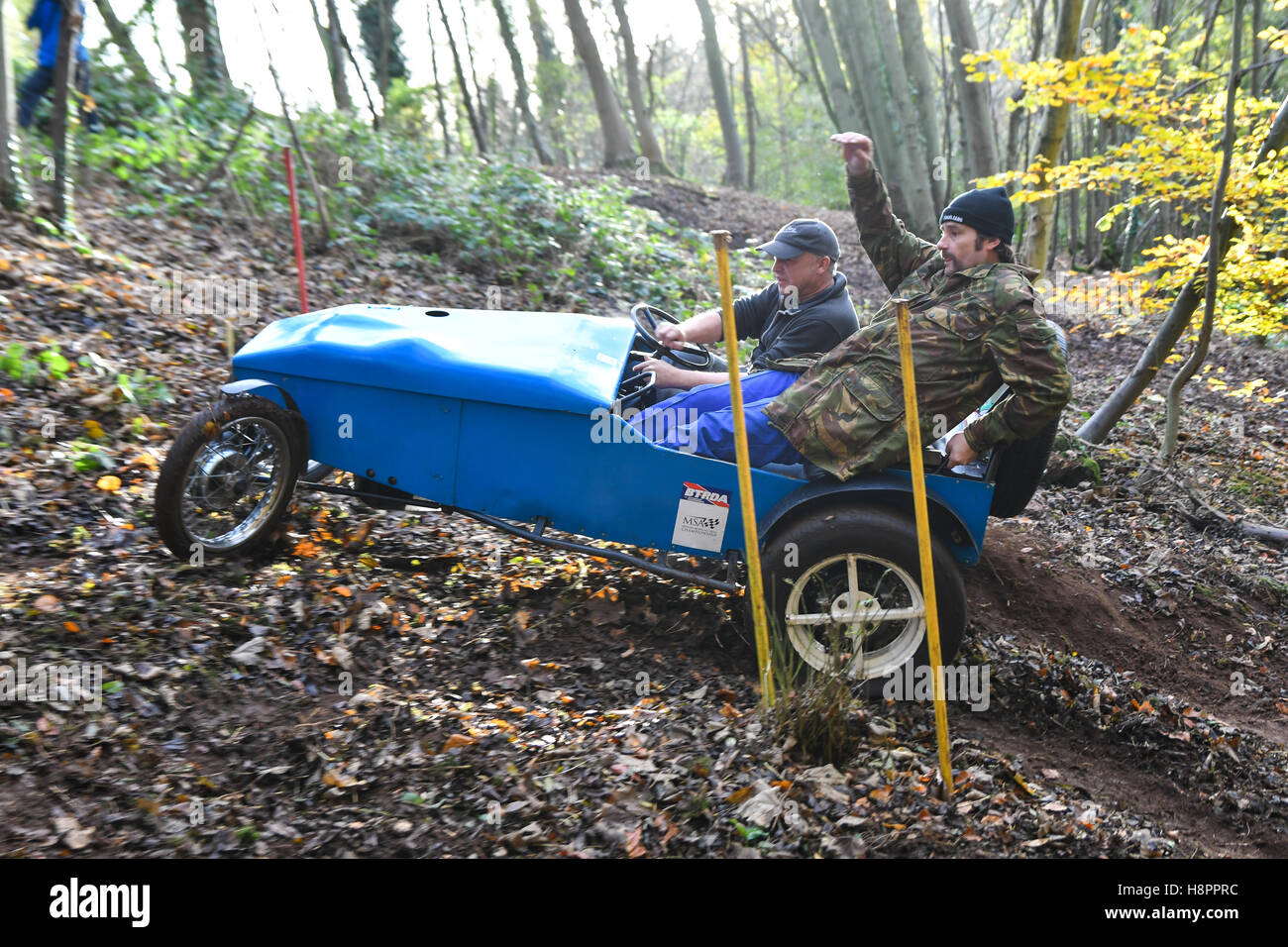 A sporting trials car taking part in the Roy Fedden Sporting Trial in ...