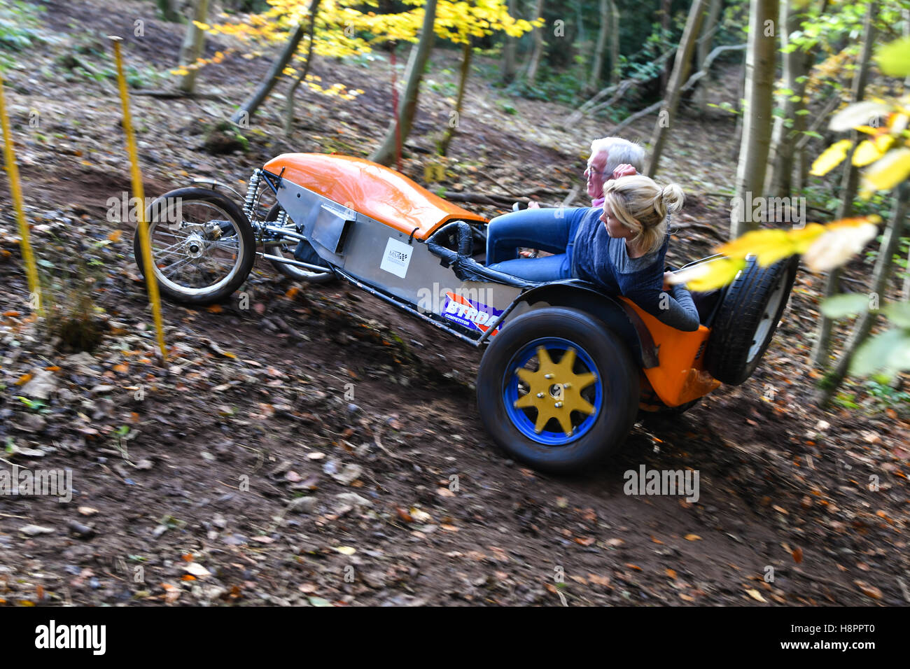 A sporting trials car taking part in the Roy Fedden Sporting Trial in ...