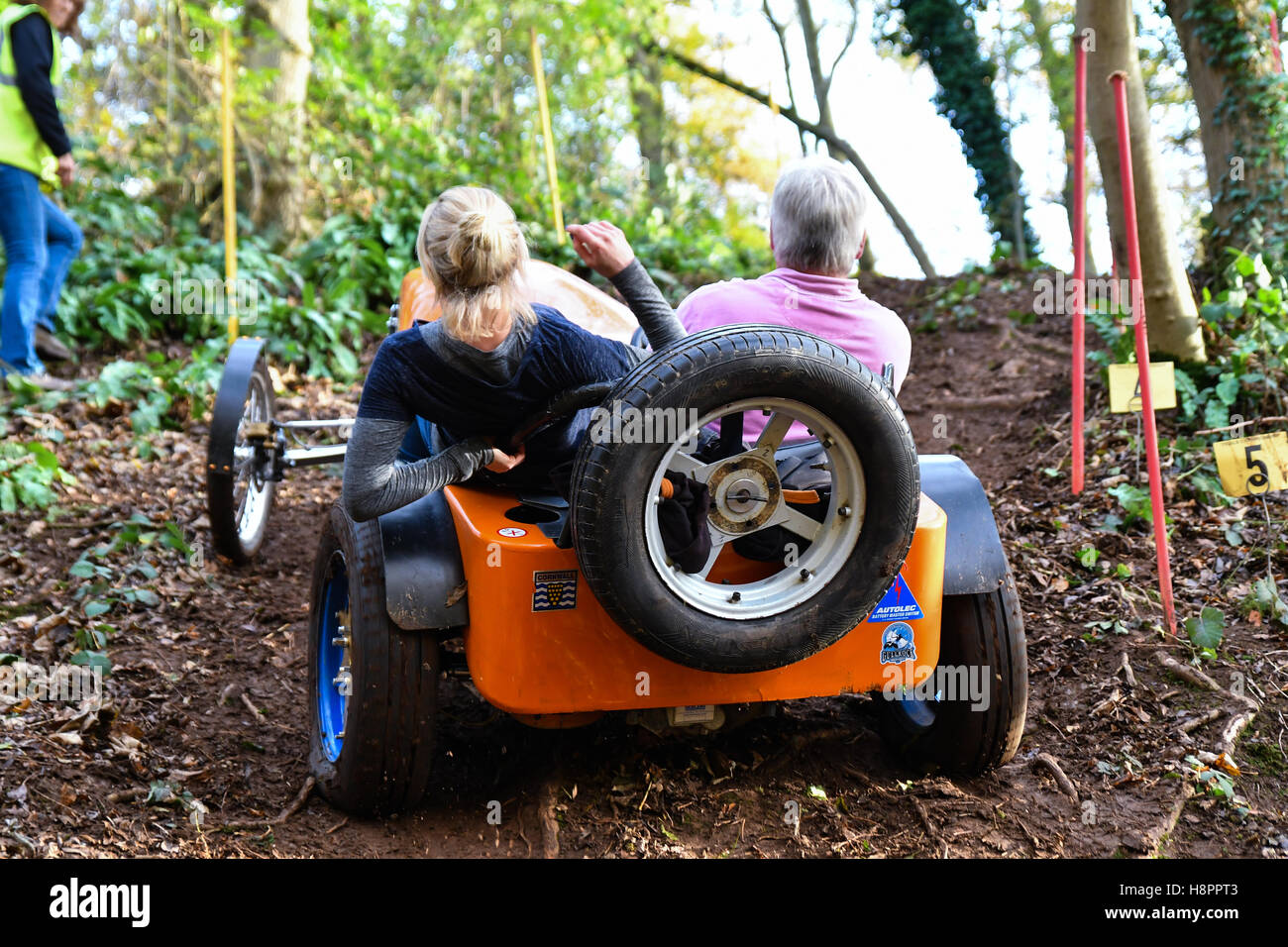 A sporting trials car taking part in the Roy Fedden Sporting Trial in ...