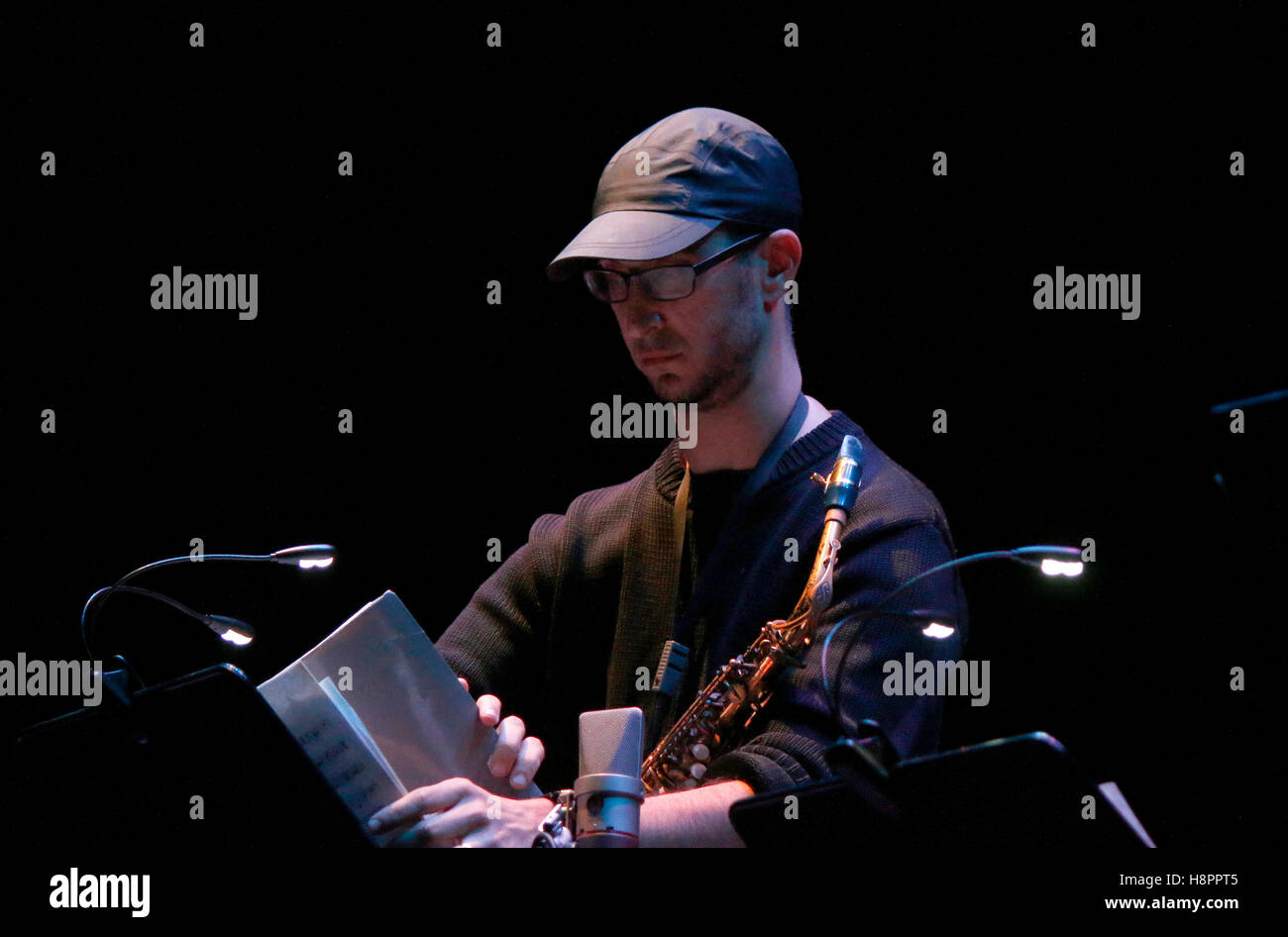 Steve Lehman - Auftritt des "Steve Lehman Octet", Jazzfest 2016, Haus ...