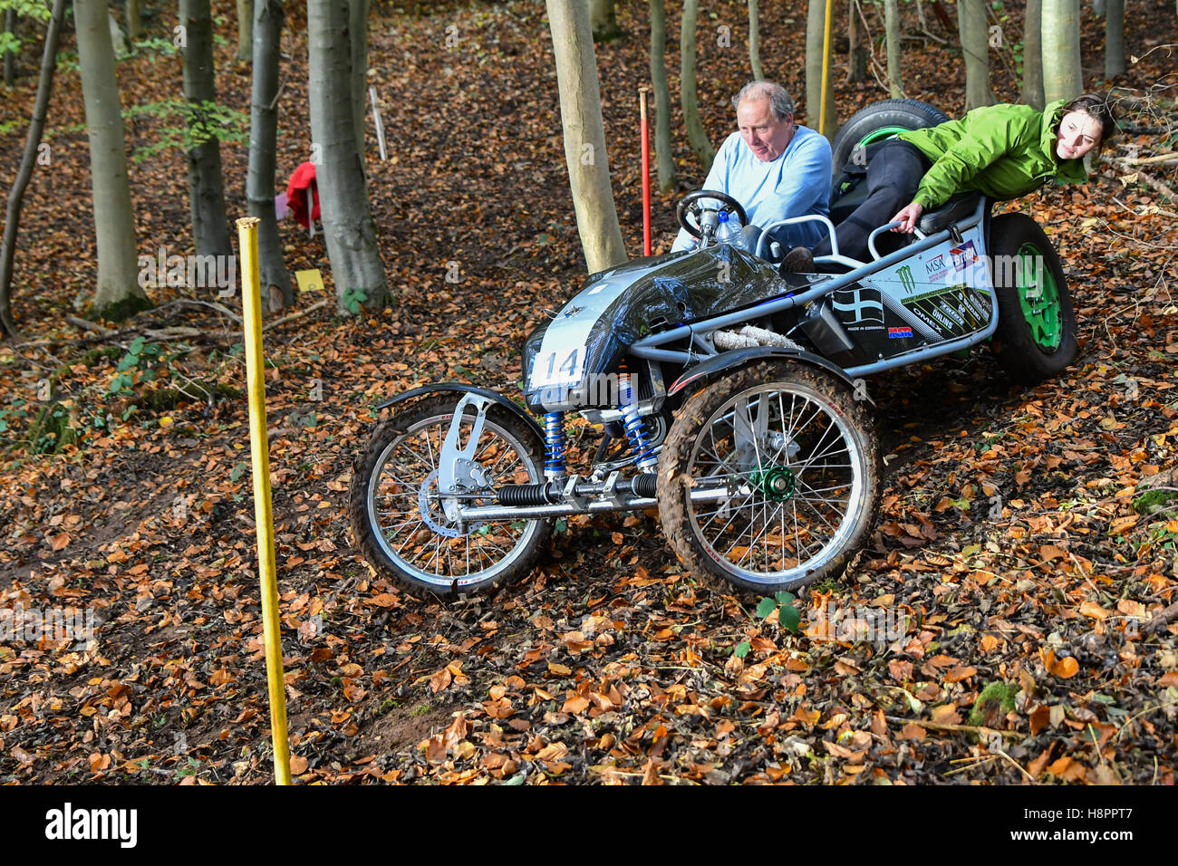 A sporting trials car taking part in the Roy Fedden Sporting Trial in ...