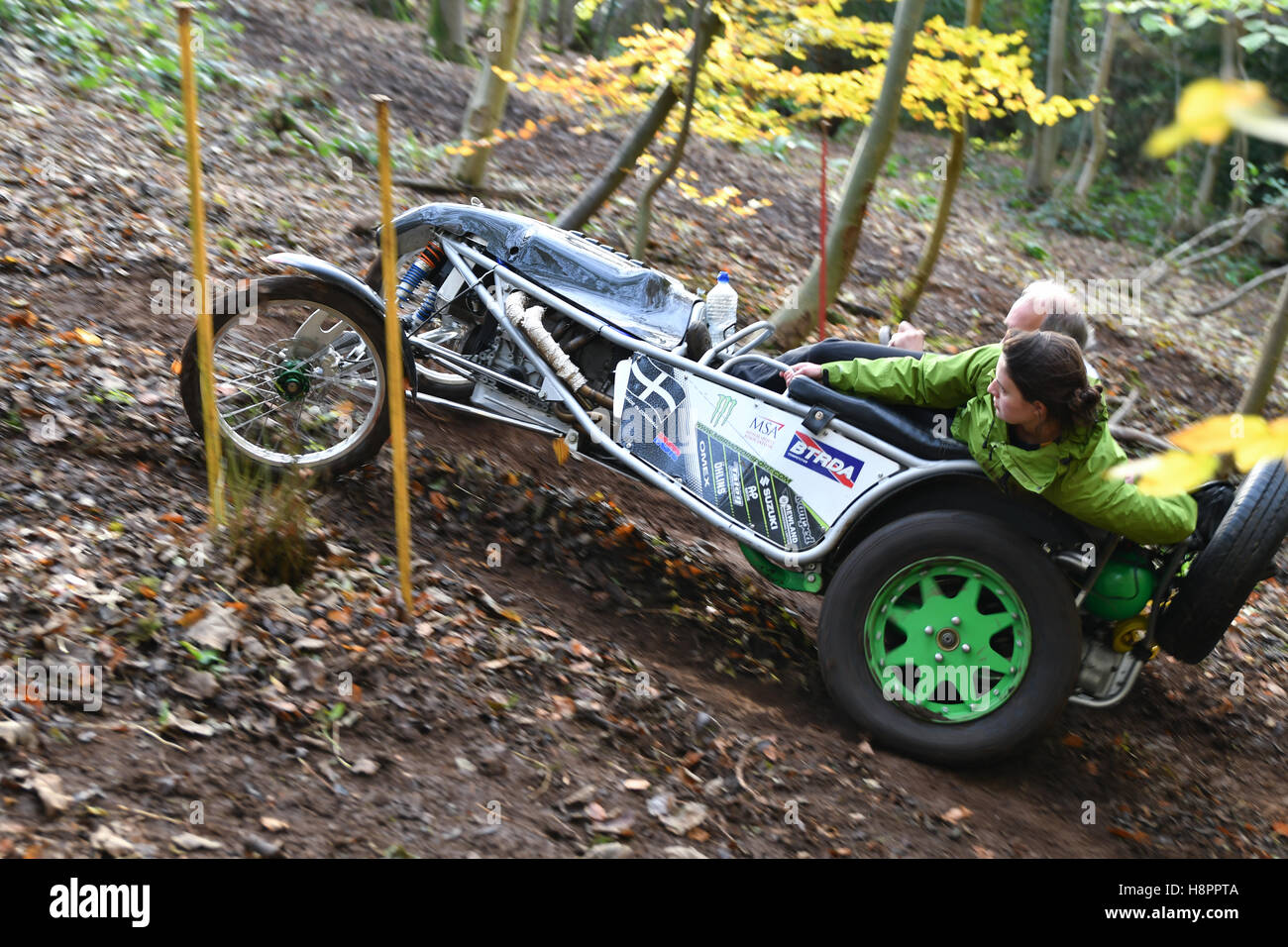 A sporting trials car taking part in the Roy Fedden Sporting Trial in ...