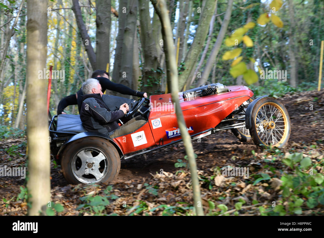 A sporting trials car taking part in the Roy Fedden Sporting Trial in ...