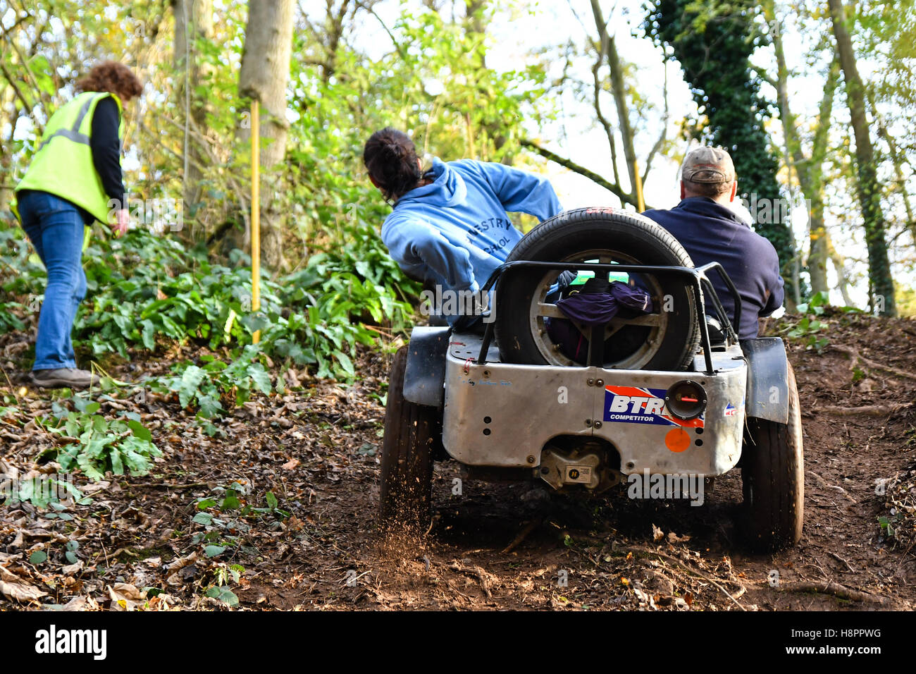 A sporting trials car taking part in the Roy Fedden Sporting Trial in ...