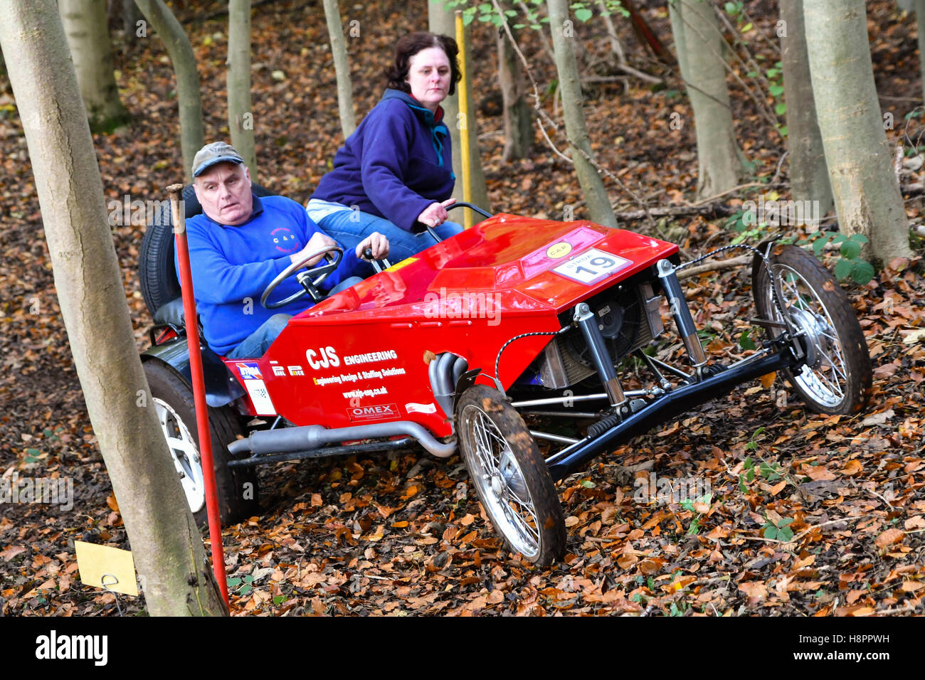 A sporting trials car taking part in the Roy Fedden Sporting Trial in ...