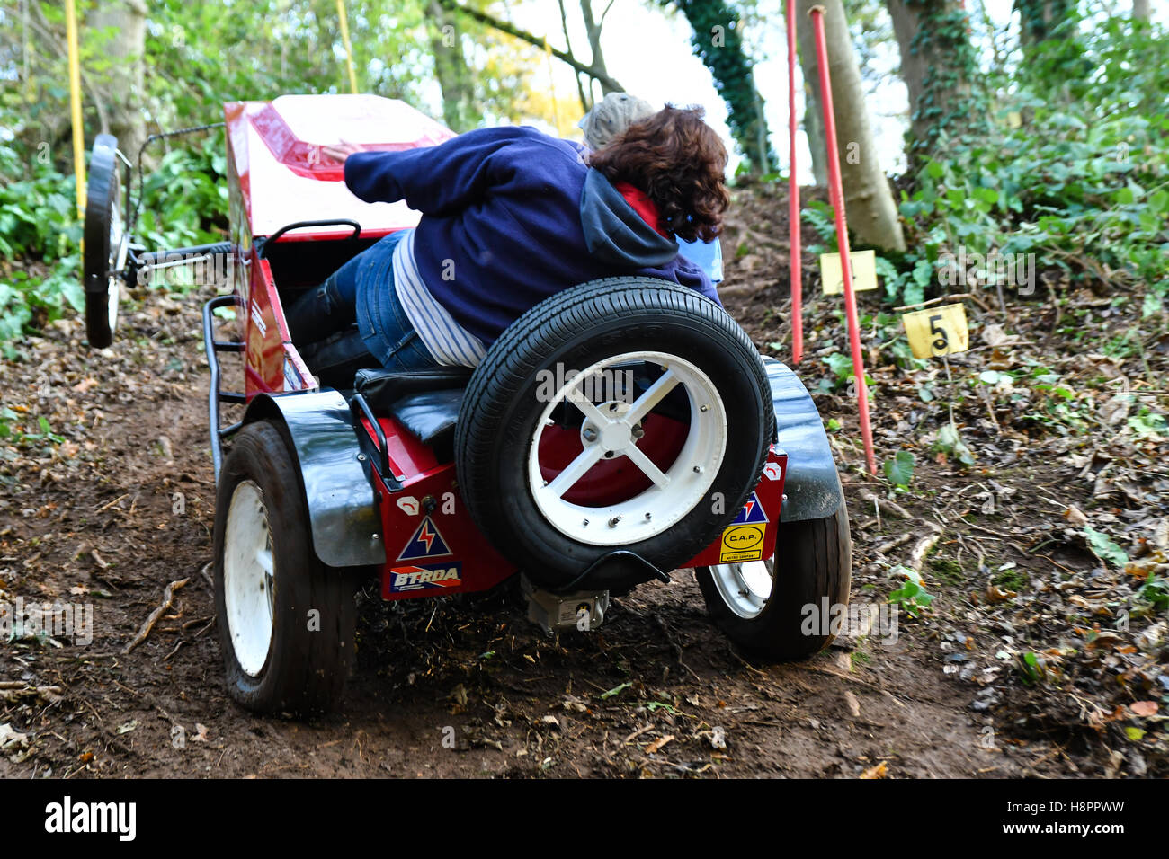 A sporting trials car taking part in the Roy Fedden Sporting Trial in ...