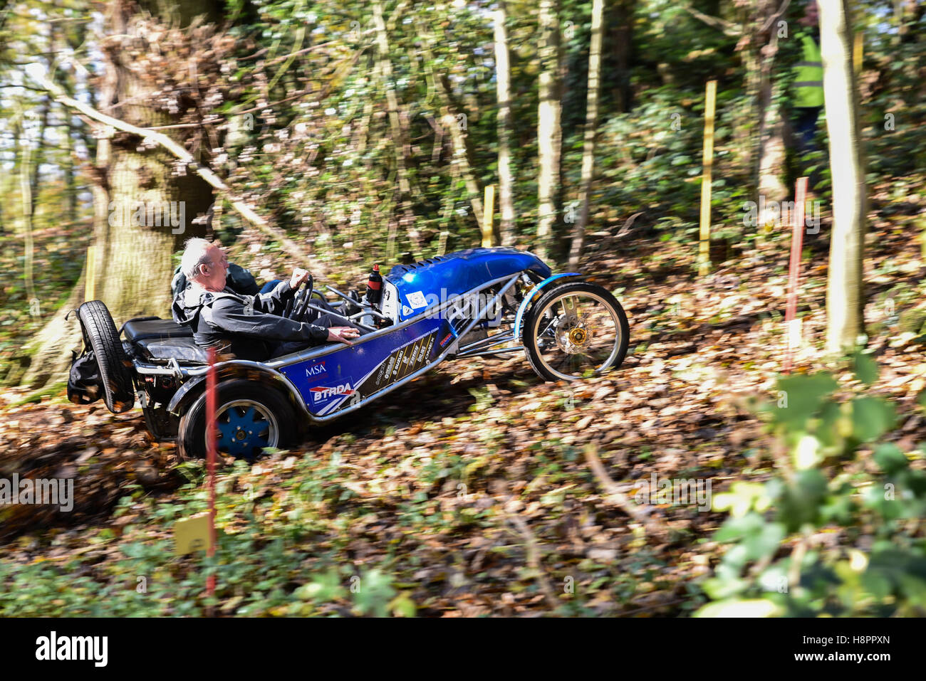 A sporting trials car taking part in the Roy Fedden Sporting Trial in ...