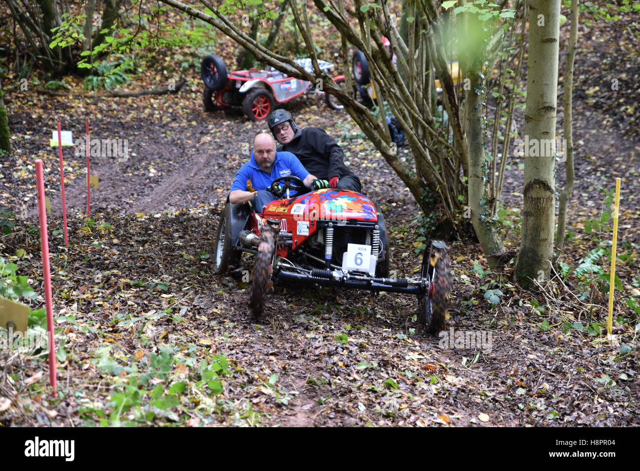 A sporting trials car taking part in the Roy Fedden Sporting Trial in ...