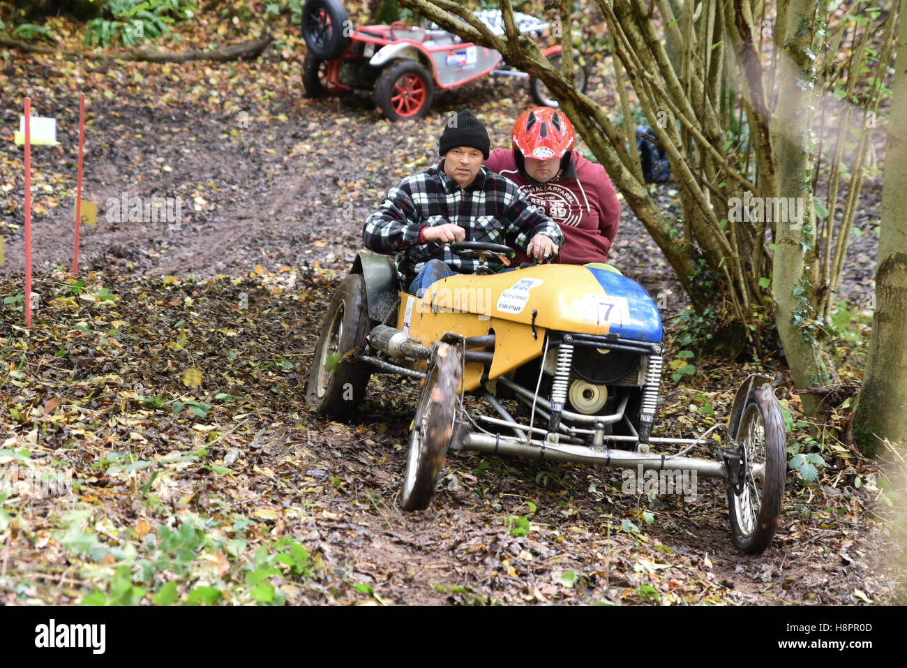 A sporting trials car taking part in the Roy Fedden Sporting Trial in ...