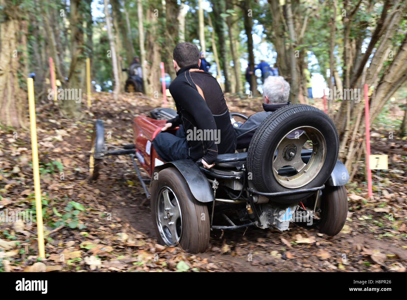 A sporting trials car taking part in the Roy Fedden Sporting Trial in ...
